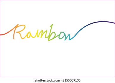 24,156 Rainbow calligraphy Images, Stock Photos & Vectors | Shutterstock