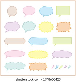 Callout Patterns Different Shapes: เวกเตอร์สต็อก (ปลอดค่าลิขสิทธิ์ ...