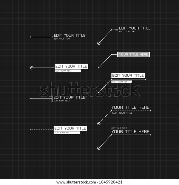 Callouts Modern Design Vector Illustration Stock Vector (Royalty Free ...