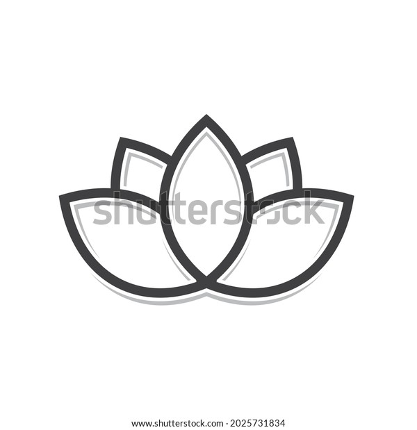 Calm Icon Clam Symbol Calm Vector Stock Vector (Royalty Free ...
