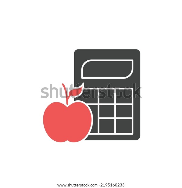 Calorie Calculator Icons Symbol Vector Elements Stock Vector (Royalty ...