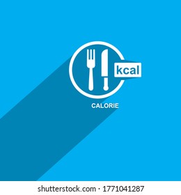 Calorie Icon Health Icon Vector Stock Vector (Royalty Free) 1771041287 ...