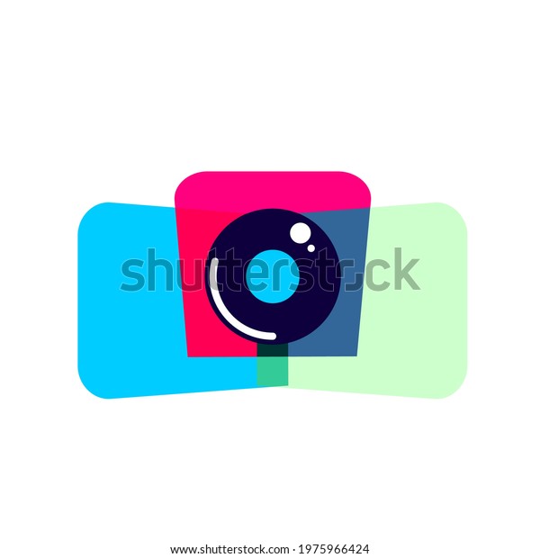 Cam Camera Colorful Logo Logos Icon Stock Vector (Royalty Free ...