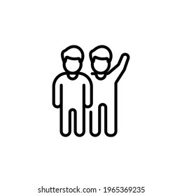 Camaraderie Icon Vector Logotype Stock Vector (Royalty Free) 1965369235 ...