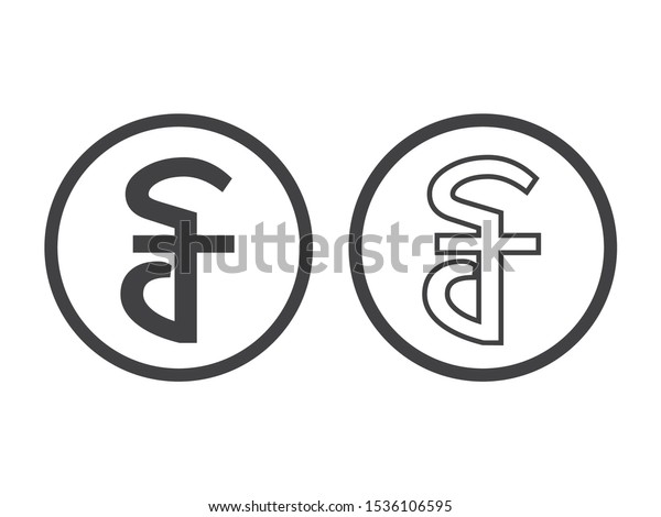 Cambodian Riel Currency Symbol Vector Illustration : image vectorielle ...