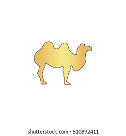 Camel Gold Vector Icon Black Contour Stock Vector (Royalty Free ...