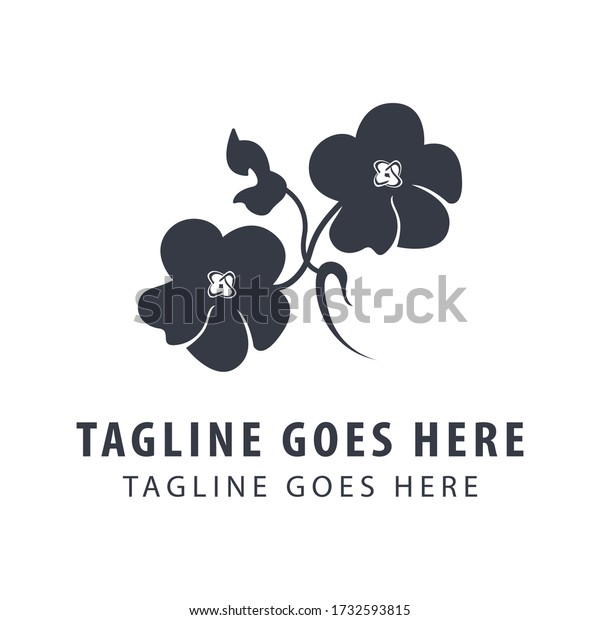 Camellia Flower Logo Design Abstract Camellia Stock Vector (Royalty ...