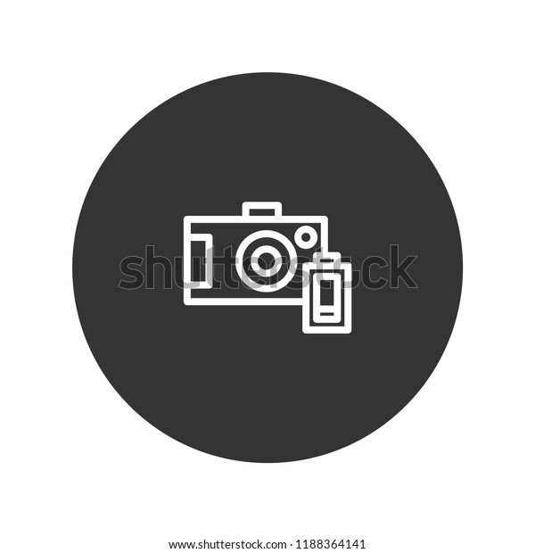 Camera Battery Icon Stock Vector (Royalty Free) 1188364141 | Shutterstock
