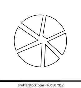 Camera Diaphragm Icon Illustration Design Stock Vector (Royalty Free ...