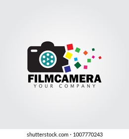 Camera Film Logo Stock Vector (Royalty Free) 1007770243 | Shutterstock