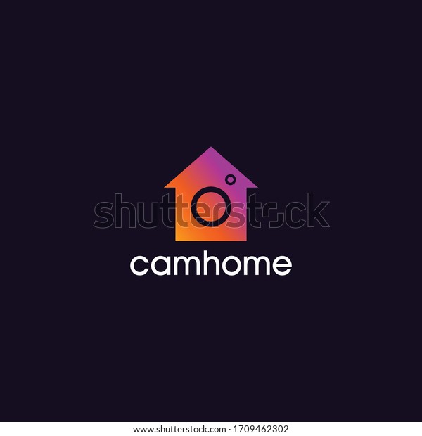 Camera Home Icon Photography Logo Vector Stock Vector (Royalty Free ...