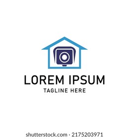 Camera House Logo Vector Illustration Stock Vector (Royalty Free ...