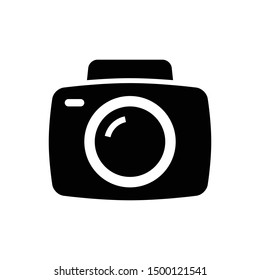 Camera Icon Black Color Stock Vector (Royalty Free) 1500121541 ...