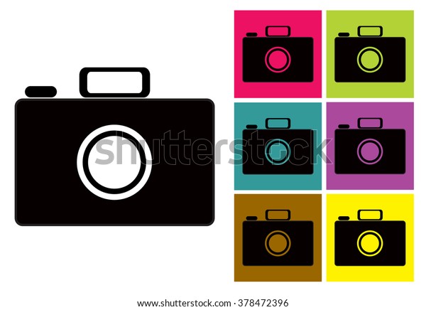 Camera Icon Photo Camera Drawing Symbol Stock Vector (Royalty Free ...