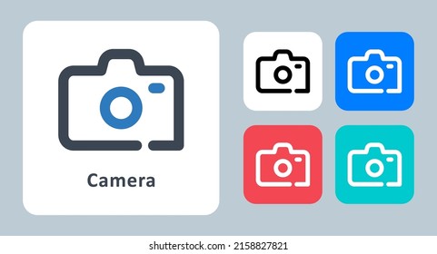 Camera Icon Vector Illustration Camera Image Stock Vector (Royalty Free ...