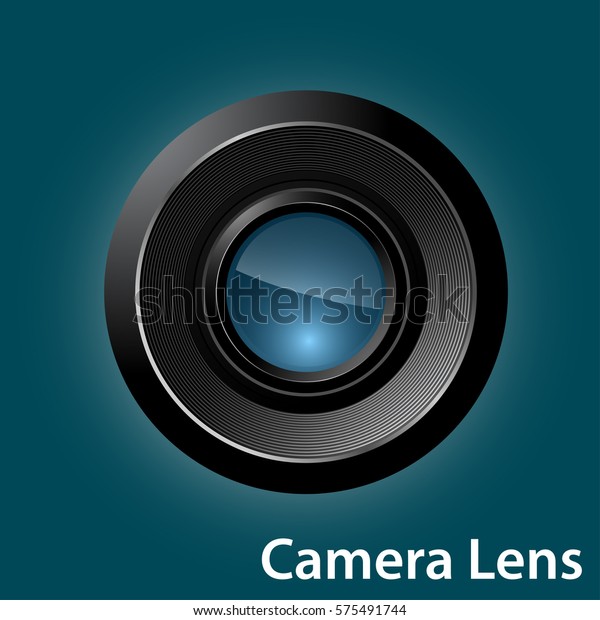 Camera Lens Symbol Icon Vector Illustration Stock Vector (Royalty Free ...