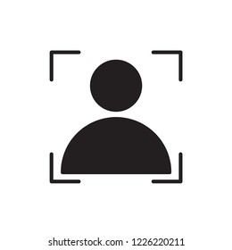 Camera Person Icon Vector Job Glyph Stock Vector (Royalty Free ...