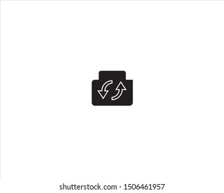 Camera Reflect Icon Logo Vector Design Stock Vector (Royalty Free ...