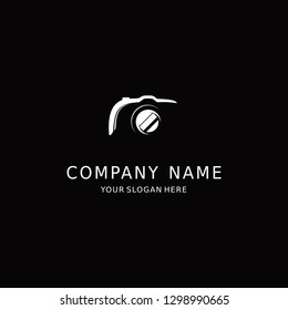 Camera Silhouette Logo Stock Vector (Royalty Free) 1298990665 ...