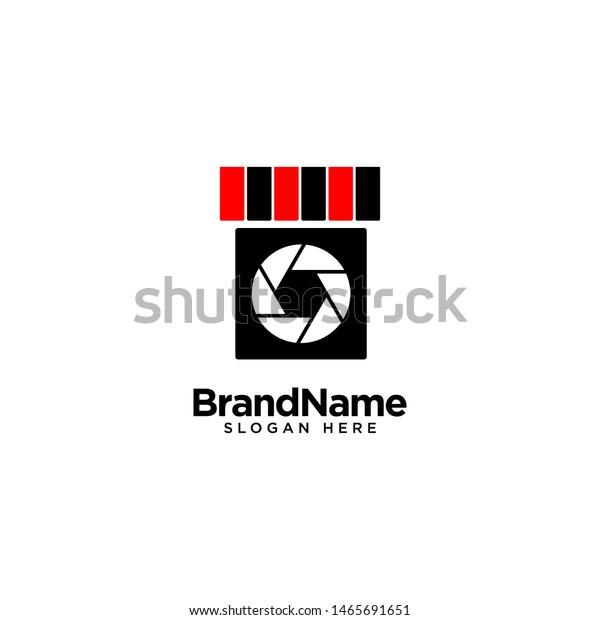 Camera Store Logo Design Inspiration Stock Vector (Royalty Free ...