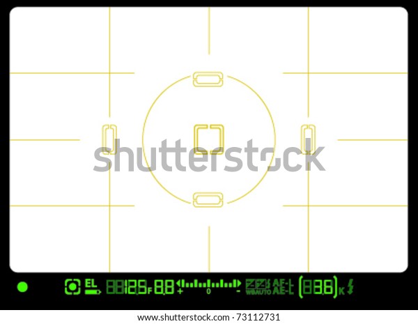 Camera Viewfinder Viewfinder Focal Points Stock Vector (Royalty Free ...