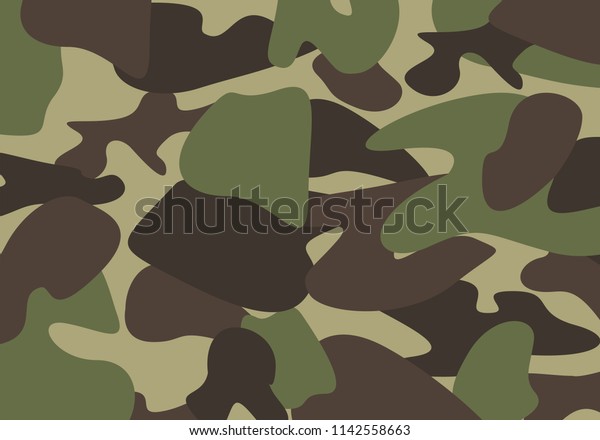Camouflage Army Patter Background Vector Eps Stock Vector (Royalty Free ...