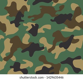 Camouflage Pattern Design Camo Background Stock Vector (Royalty Free ...