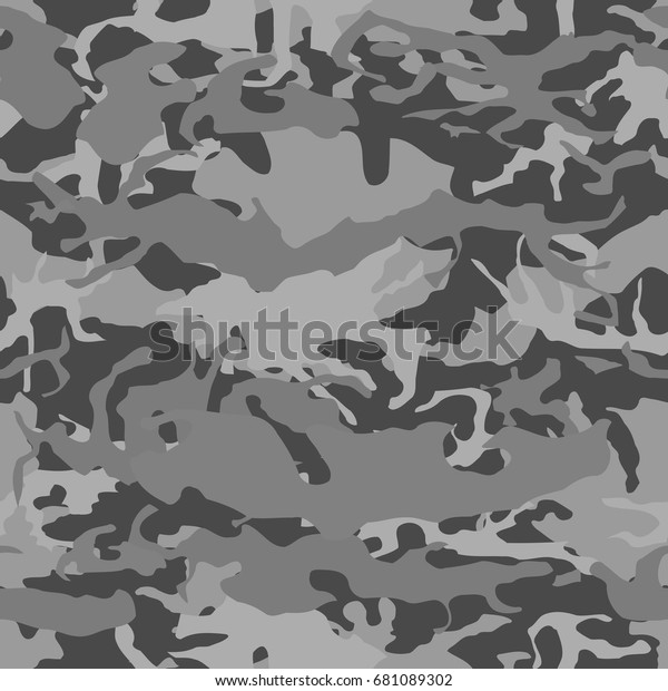 Camouflage Seamless Vector Texture Military Camo Stock Vector (Royalty ...