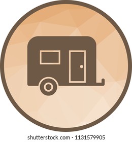 Camping Trailer Icon Stock Vector (Royalty Free) 1131579905 | Shutterstock