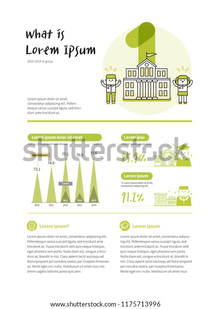 Campus Infographic Vector Stock Vector (Royalty Free) 1175713996 ...