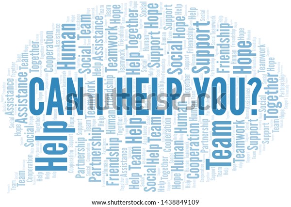 Can Help You_ Word Cloud Vector Stock Vector (Royalty Free) 1438849109 ...