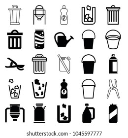 Can Icons Set 25 Editable Filled Stock Vector (Royalty Free) 1029747574
