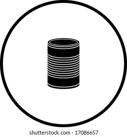 Can Symbol Stock Vector (Royalty Free) 17086657