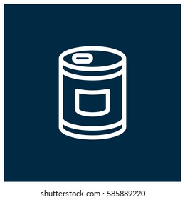 Can Vector Icon Stock Vector (Royalty Free) 585889220 | Shutterstock