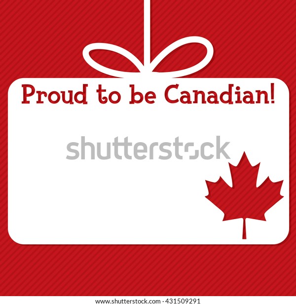 Canada Day Cut Out Tag Card Stock Vector (Royalty Free) 431509291 ...
