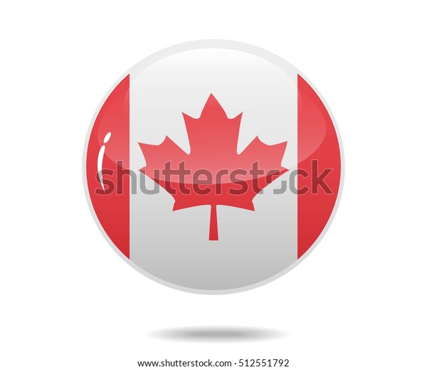 Canada Flag Circle Bubbles Canadian Vector Stock Vector (Royalty Free ...
