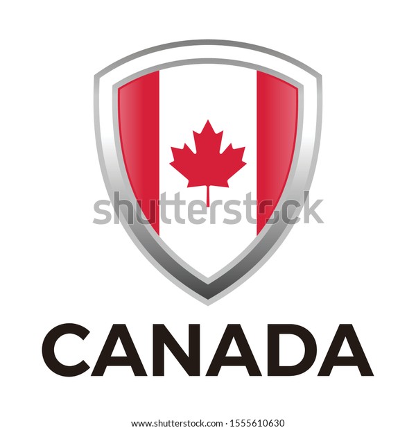 Canada Flag Shield Logo Icon Vector: เวกเตอร์สต็อก (ปลอดค่าลิขสิทธิ์ ...