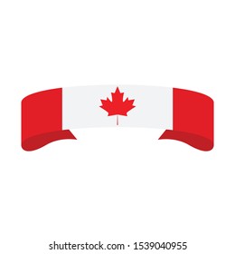 Canada Flag Simple Vector Canadian Flag Stock Vector (Royalty Free ...