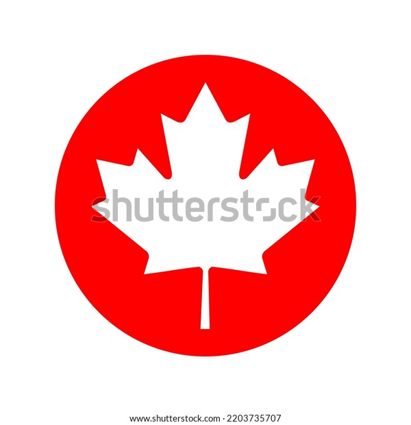 Canada Maple Leaf Graphic Icon Maple Stock Vector (Royalty Free ...