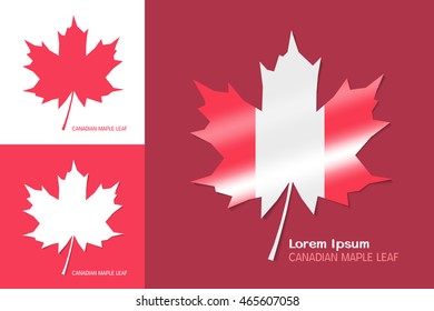 Símbolo de hoja de arce canadiense: vector de stock (libre de regalías ...