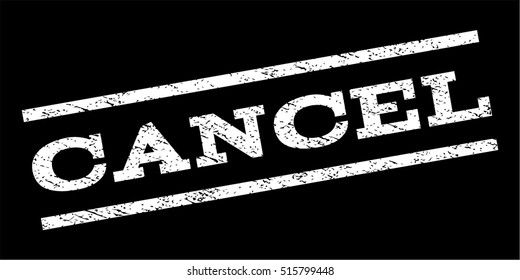 Cancel Watermark Stamp Text Caption Between Stock Vector (Royalty Free ...