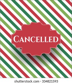 Cancelled Poster Banner Stock Vector (Royalty Free) 334821593 ...