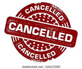 Cancelled Rubber Stamp Stock Vector (Royalty Free) 1241175205 ...