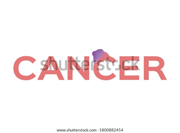 Cancer Cell Logo Icon Vector On Stock Vector (Royalty Free) 1800882454 ...