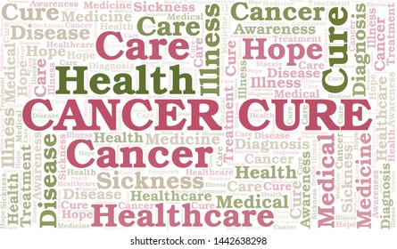 Cancer Cure Word Cloud Vector Made 库存矢量图（免版税）1442638298 | Shutterstock