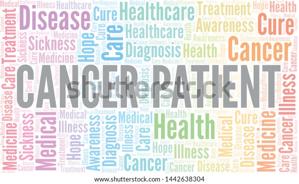 Cancer Patient Word Cloud Vector Made Stock Vector (Royalty Free ...