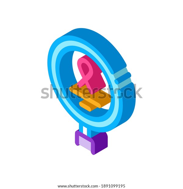 Cancer Research Icon Vector Isometric Cancer Stock Vector (Royalty Free ...