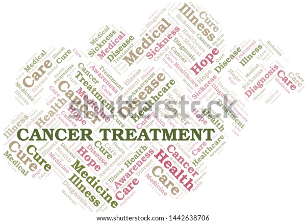Cancer Treatment Word Cloud Vector Made Stock Vector (Royalty Free ...