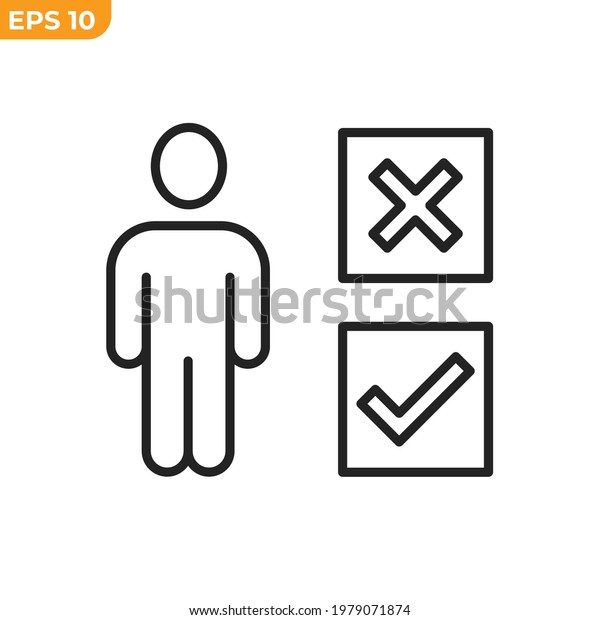 Candidate Icon Hiring Symbol Template Graphic Stock Vector (Royalty ...