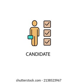 Candidate Icons Symbol Vector Elements Infographic Stock Vector ...